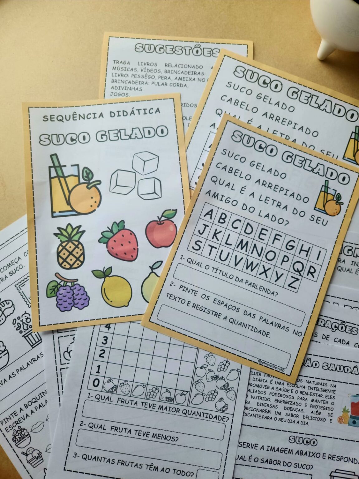 Sequência didática: Parlenda -Suco gelado – Patricia Pedagógicos ...